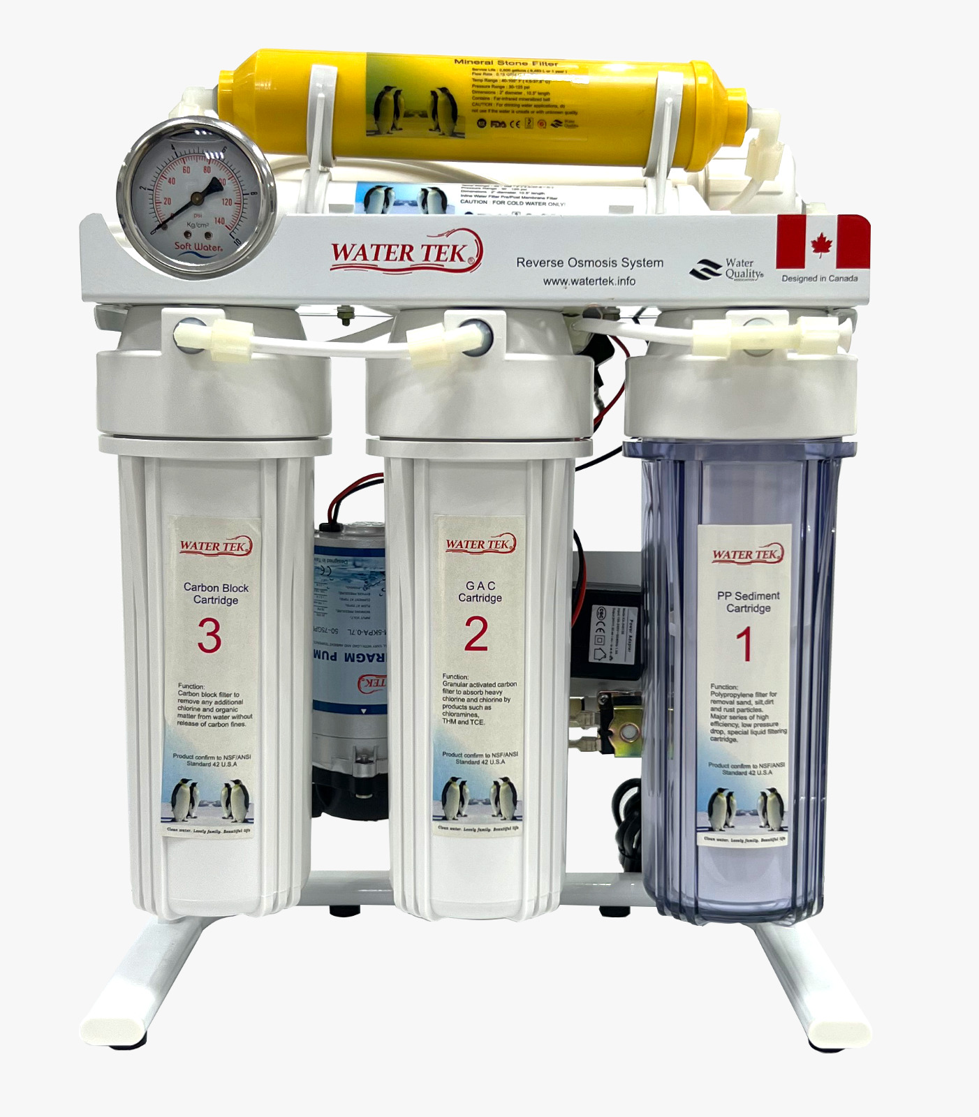 WaterTek 6-Stage Reverse Osmosis System – newtech